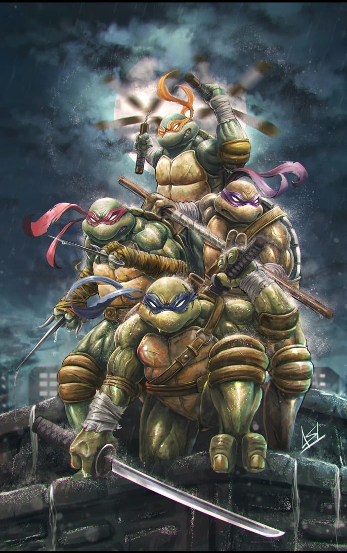 TMNT TEENAGE MUTANT NINJA TURTLES ALPHA #1 - VIRGIN EXCLUSIVE - ANNA M ...